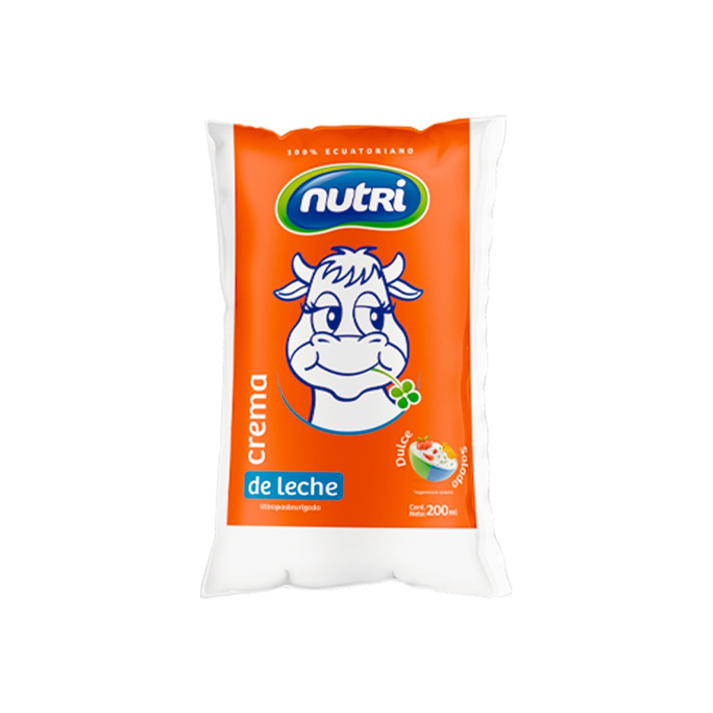 CREMA DE LECHE UHT POLIETILENO 200ML | Portal Nutri